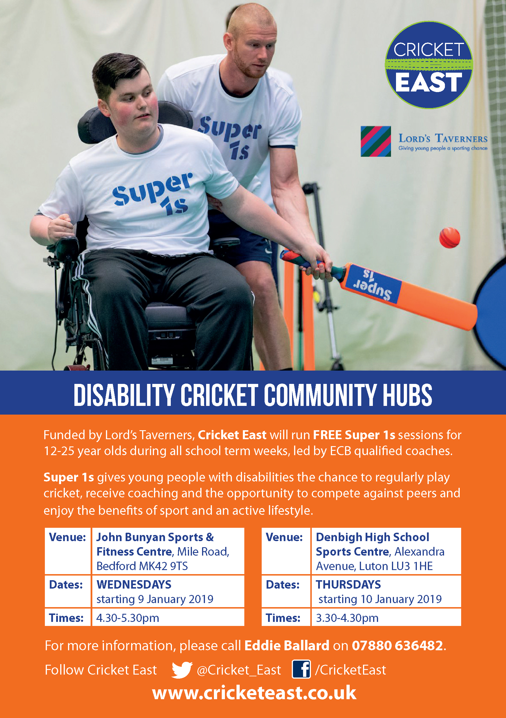 Cricket East - News - Disability Cricket Community Hubs