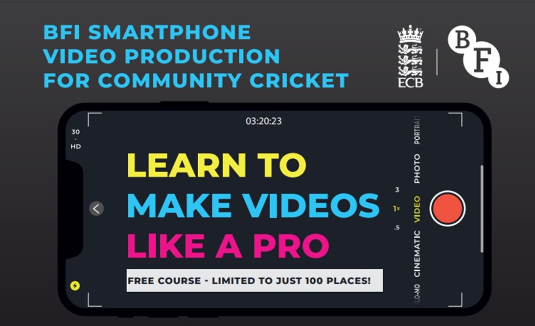 Cricket East - News - BFI Smartphone Video Production Course