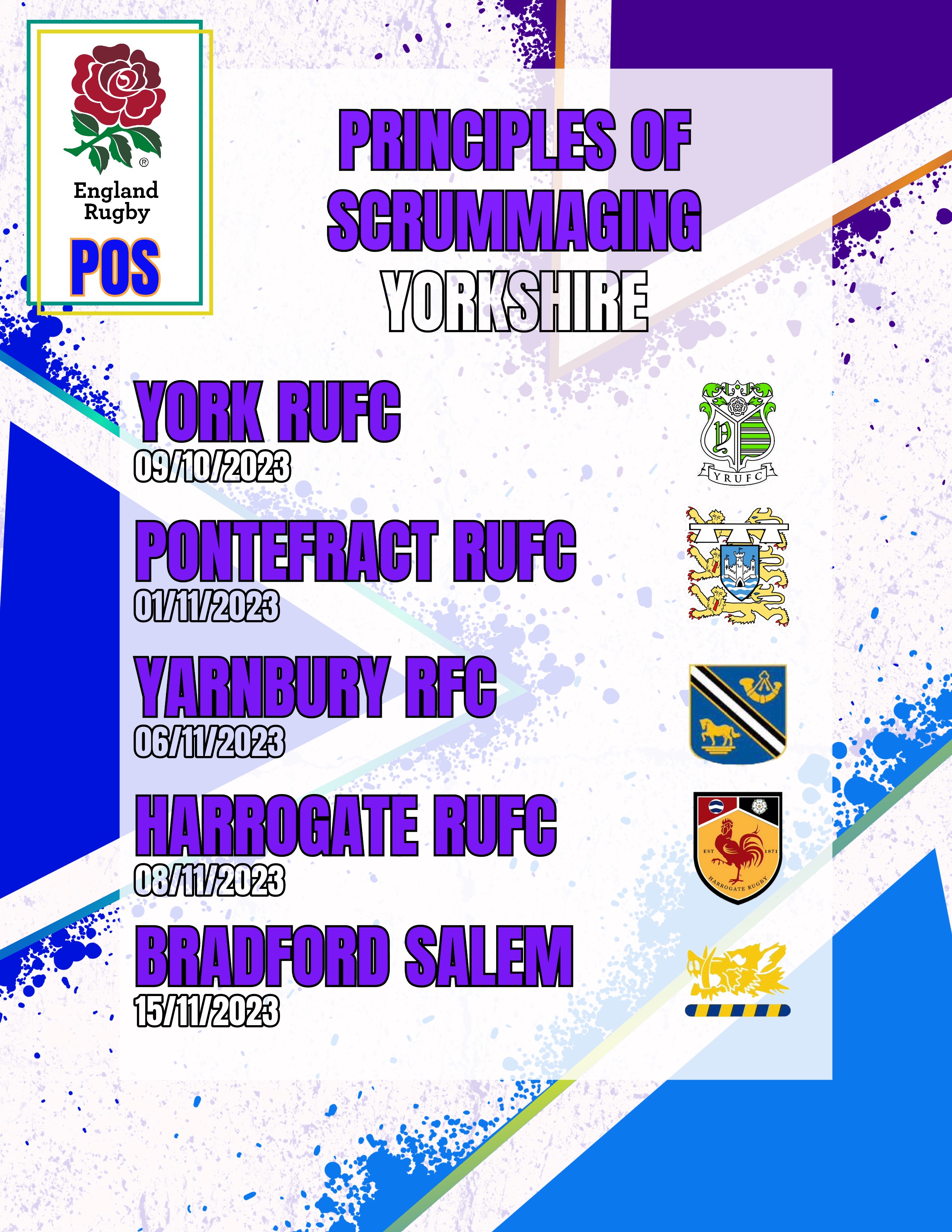 Yorkshire RFU - News - Principles of Scrummaging