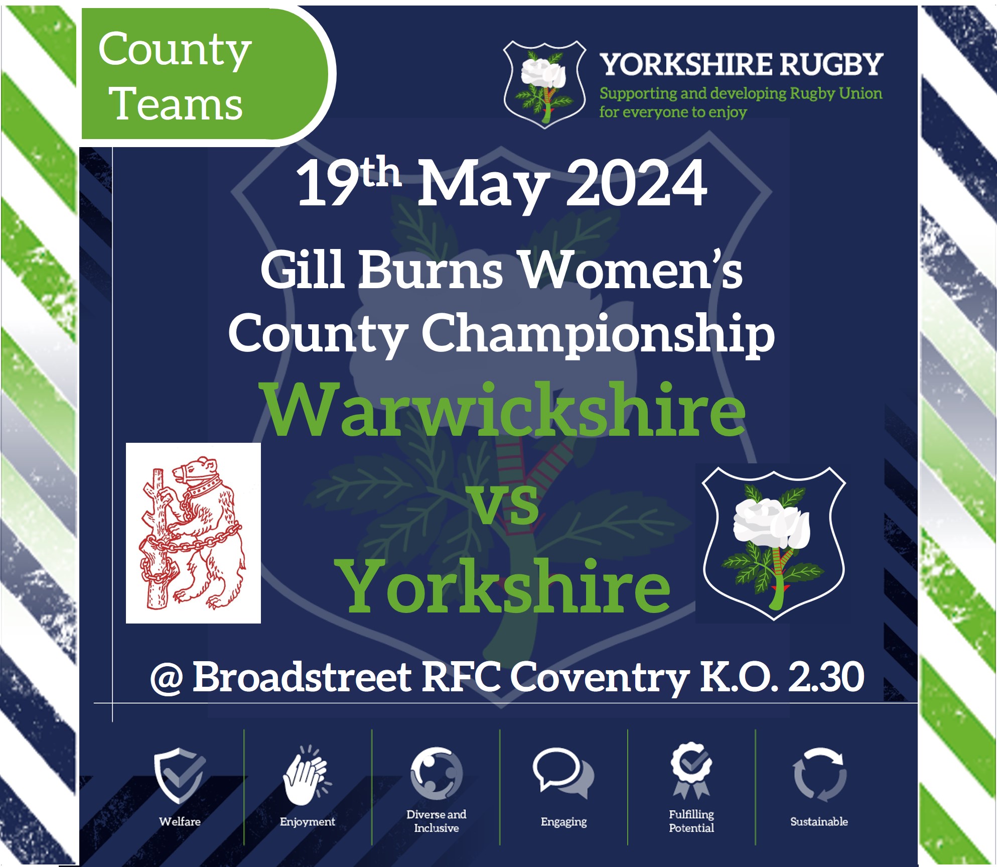 Yorkshire RFU - News - Yorkshire County Women vs Warwickshire