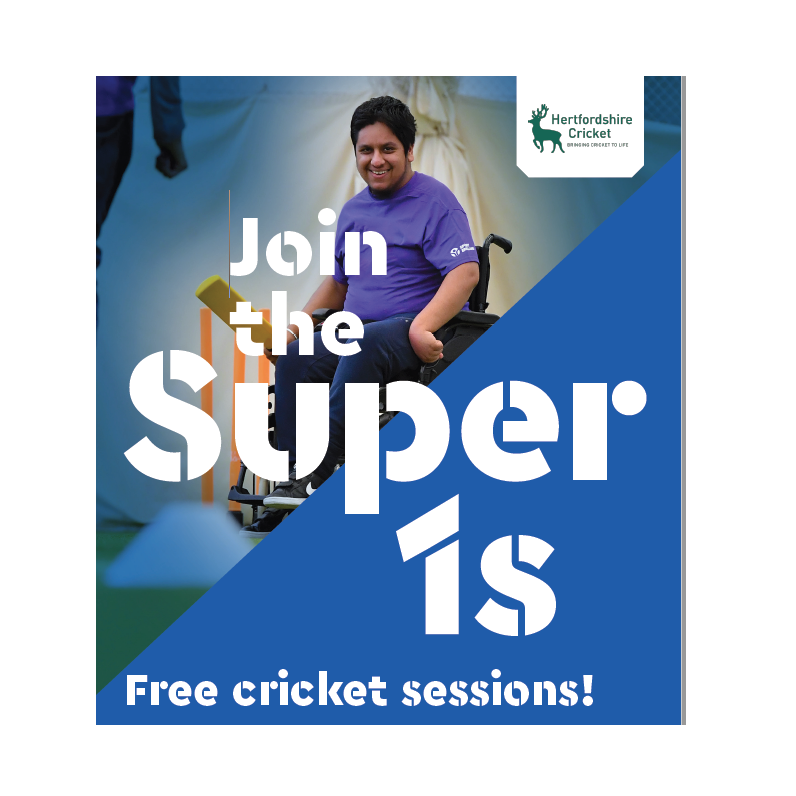 Hertfordshire Cricket - News - SUPER 1s DISABILITY CRICKET SESSIONS
