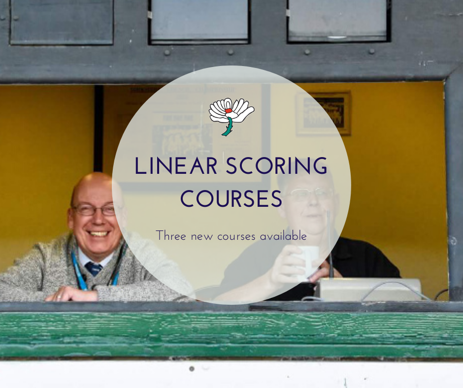 Yorkshire Cricket Board - News - Three new Linear Scoring courses now ...