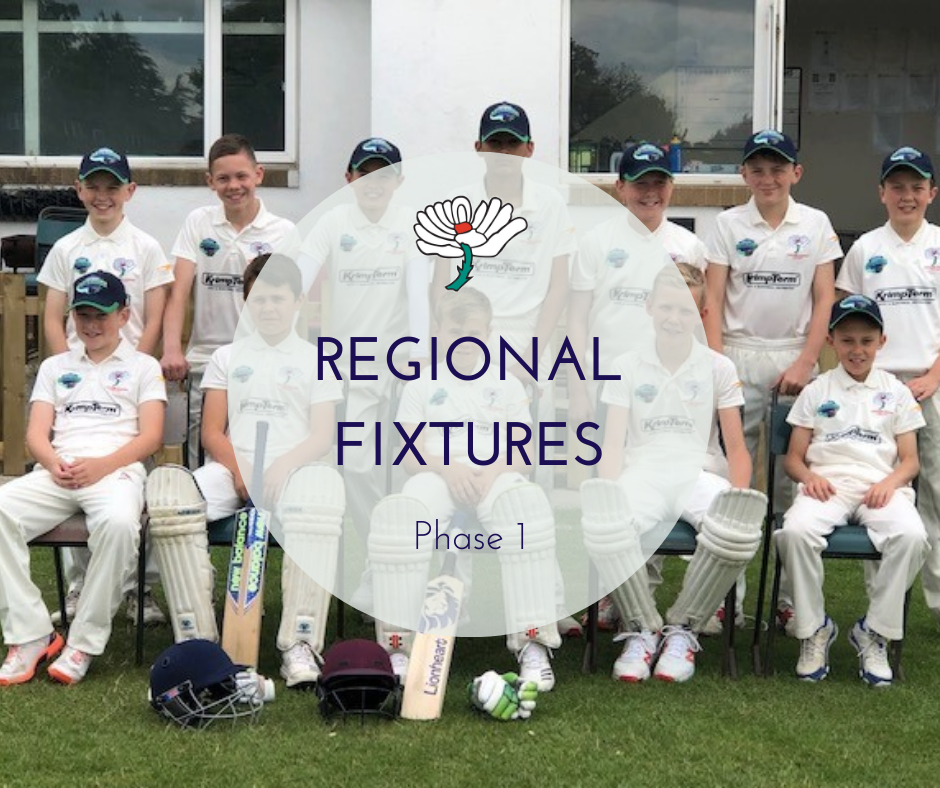 Yorkshire Cricket Board - News - 2021 Phase 1 Regional Fixtures
