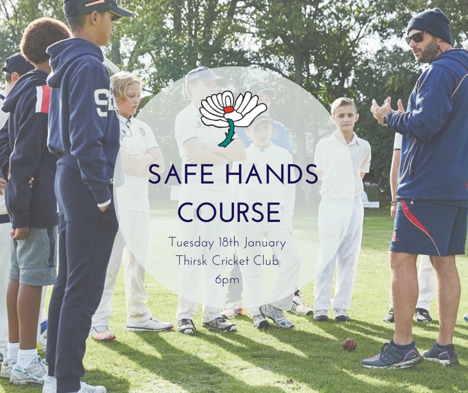 Yorkshire Cricket Board - News - ECB Safe Hands course arranged in Thirsk