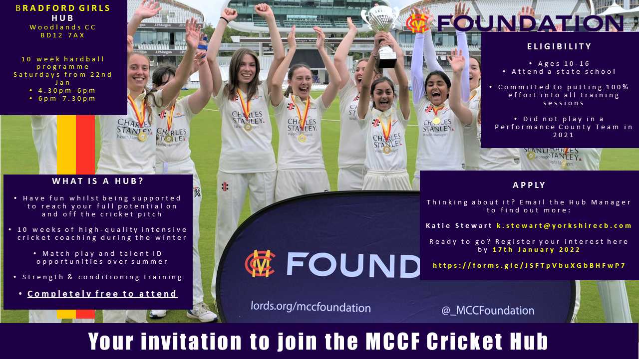 Yorkshire Cricket Board - News - Deadline extended for registrations ...