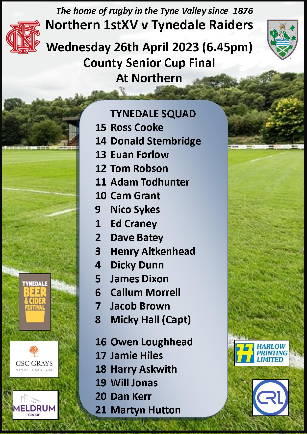 COUNTY SENIOR CUP FINAL