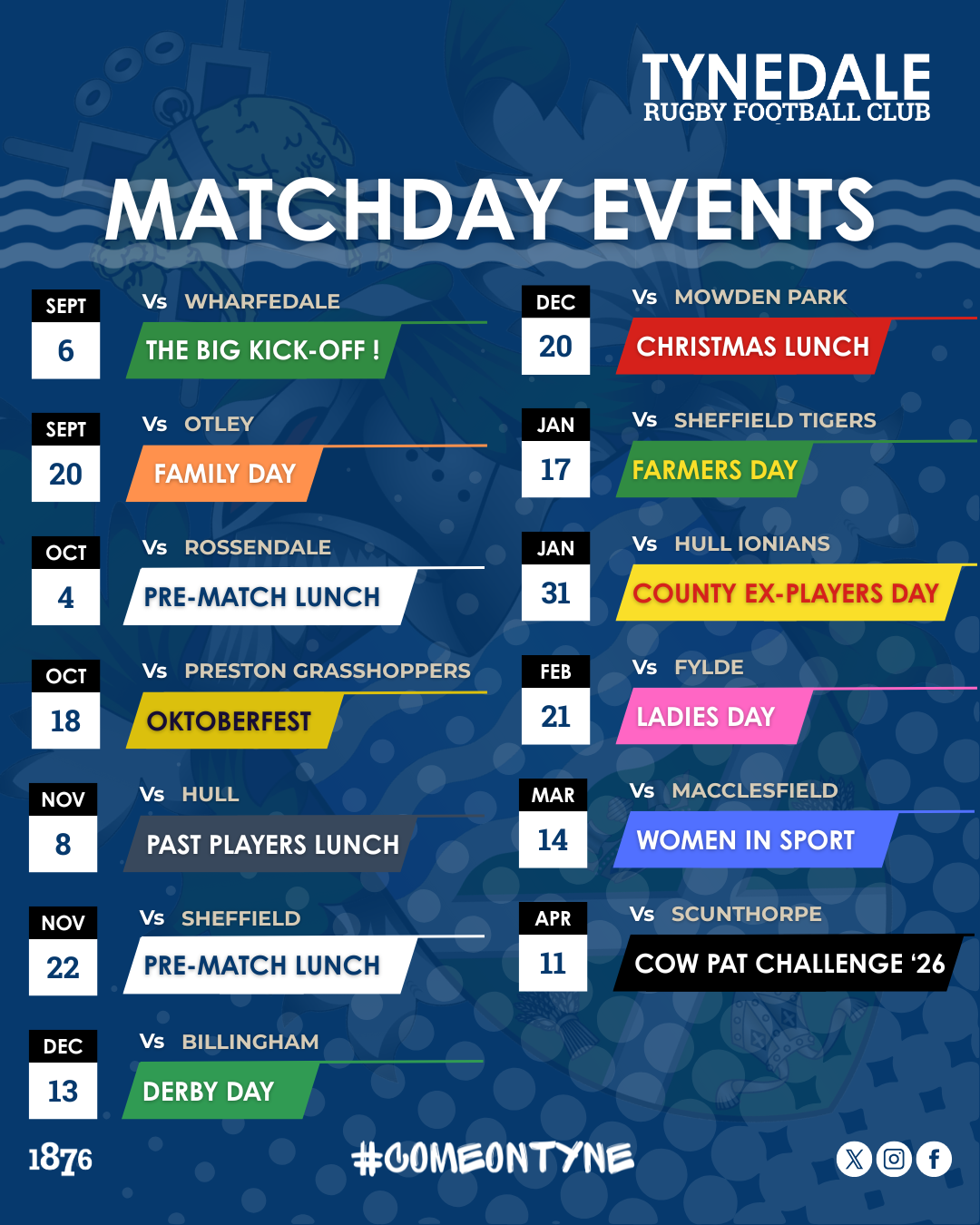 MATCH DAY EVENTS