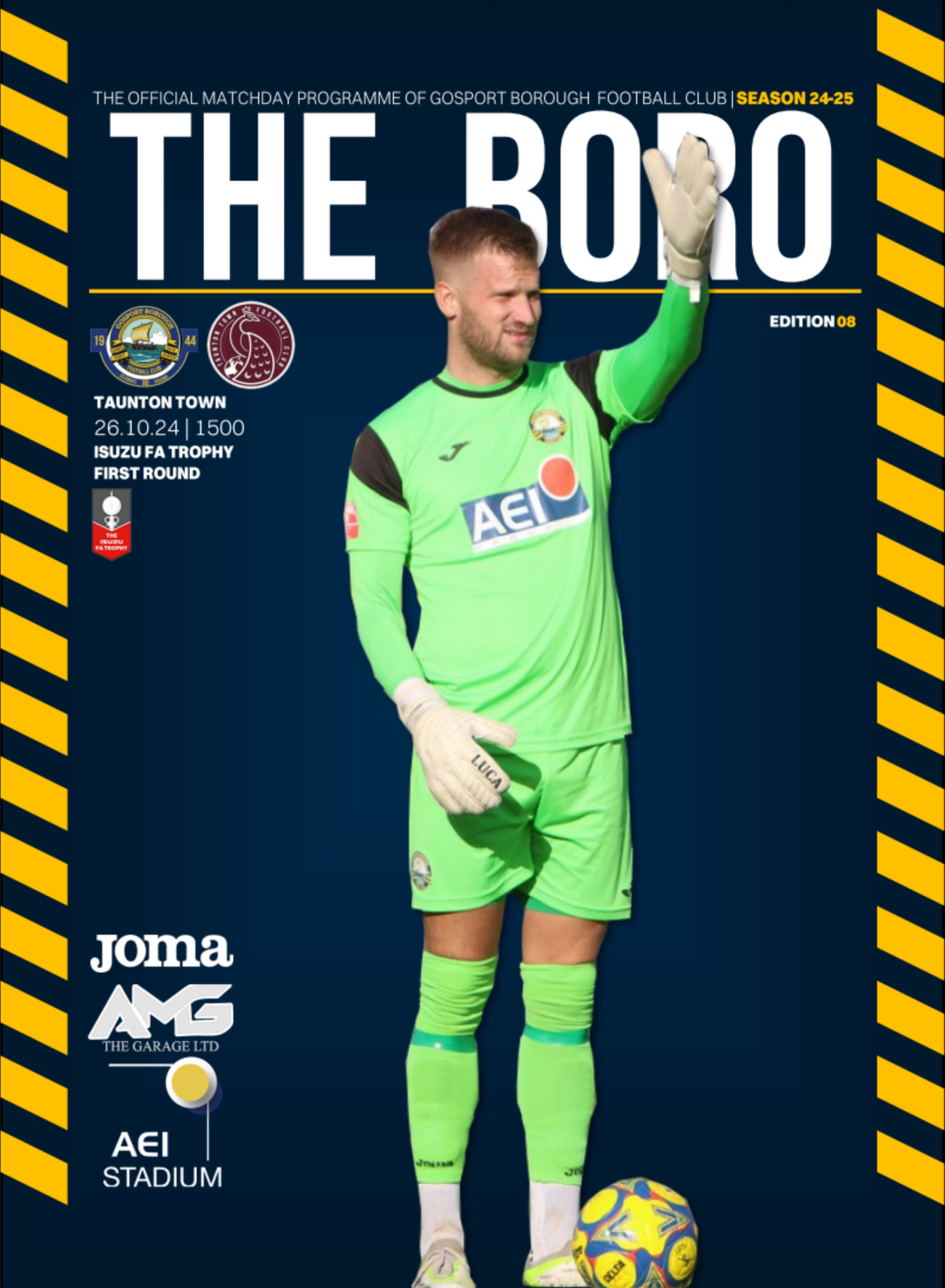 Saturday Is FA Trophy Matchday - The AEI Stadium - KO 3pm
