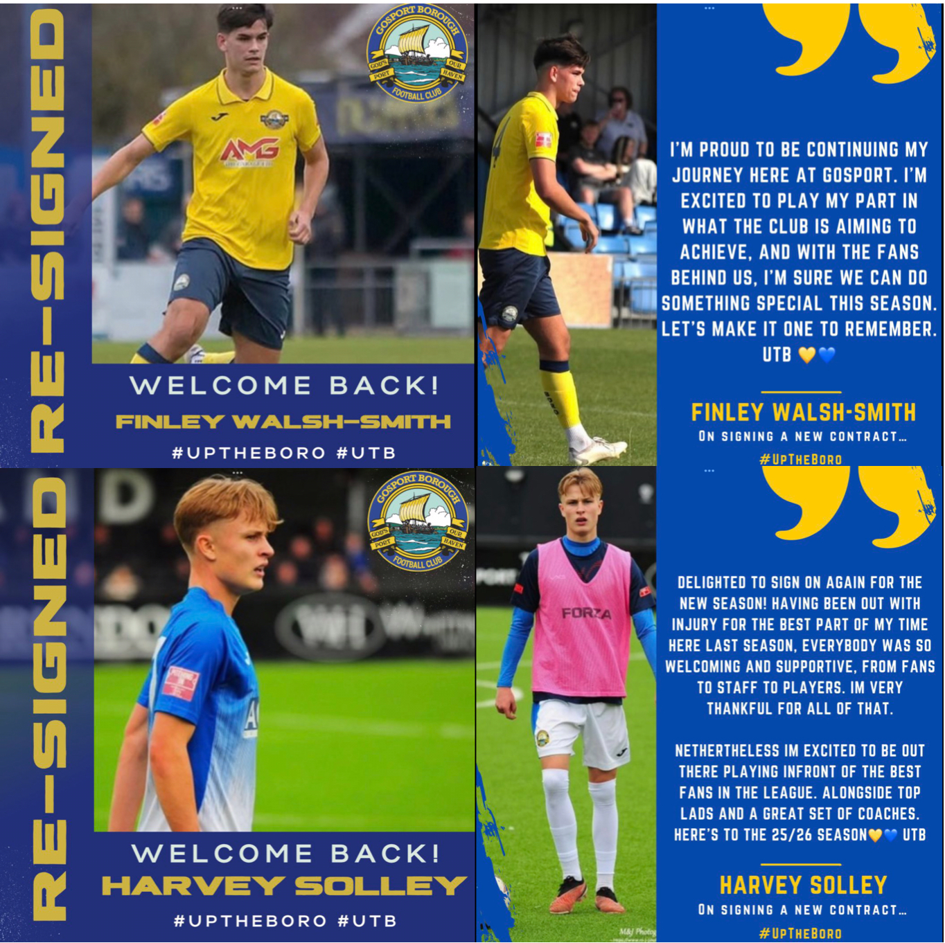 Finn & Harvey The Latest To Sign On For Next Season