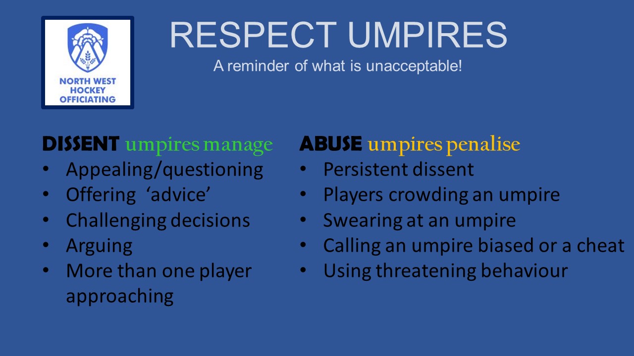 Respect for Umpires